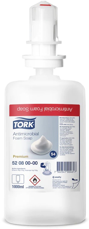 Sapun spuma 1L antimicrobian alb Premium S4 Tork - BNB