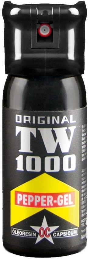 Spray cu piper pentru autoaparare cu gel, capac de siguranta tip flip ...
