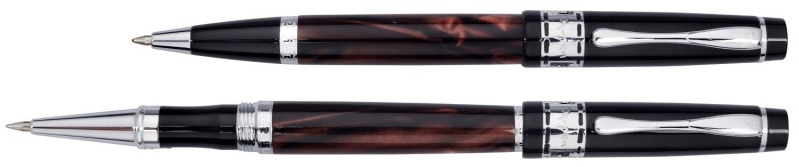 Set Pix + Roller Renaissance, Grena sidef marmorat, X-Pen - BNB