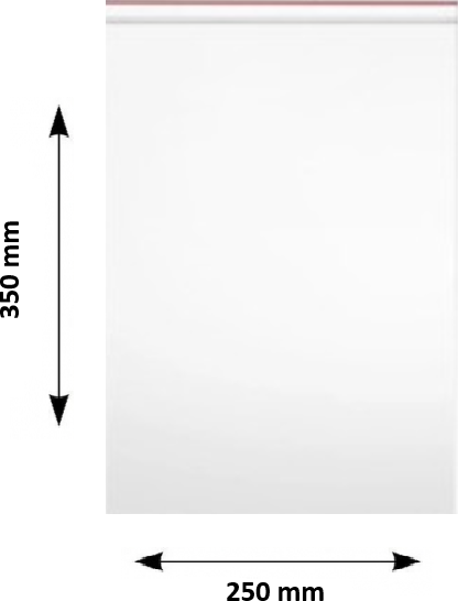 Pungi ziplock Clarina, 250 x 350 mm, 100/set - BNB