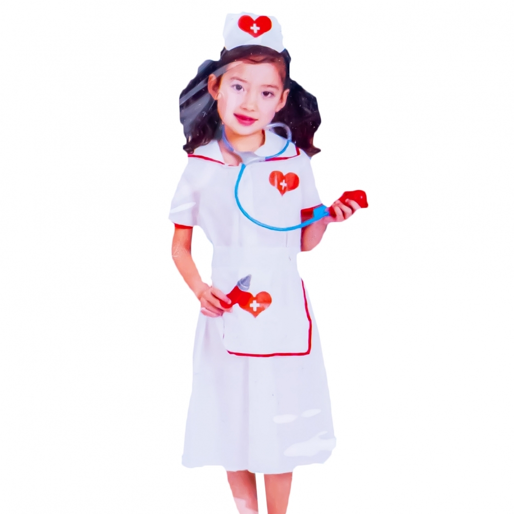 Costum Asistenta pentru copii, cu accesorii - BNB