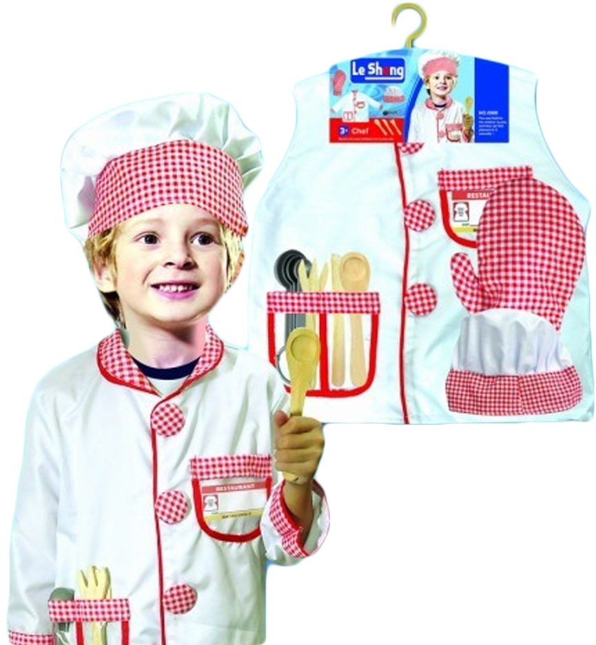 Costum Bucatar pentru copii, cu accesorii - BNB