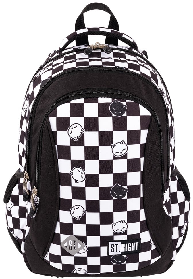 Ghiozdan prescolari, ergonomic, impermeabil, colectia St.Right, Chess ...