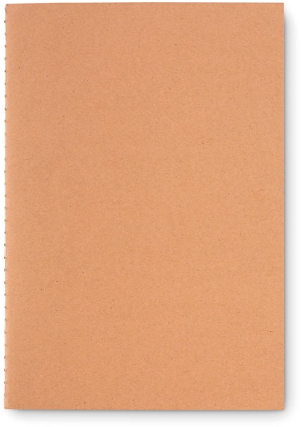 Caiet A5 coperta din carton reciclat, 40 file, hartie reciclata - BNB