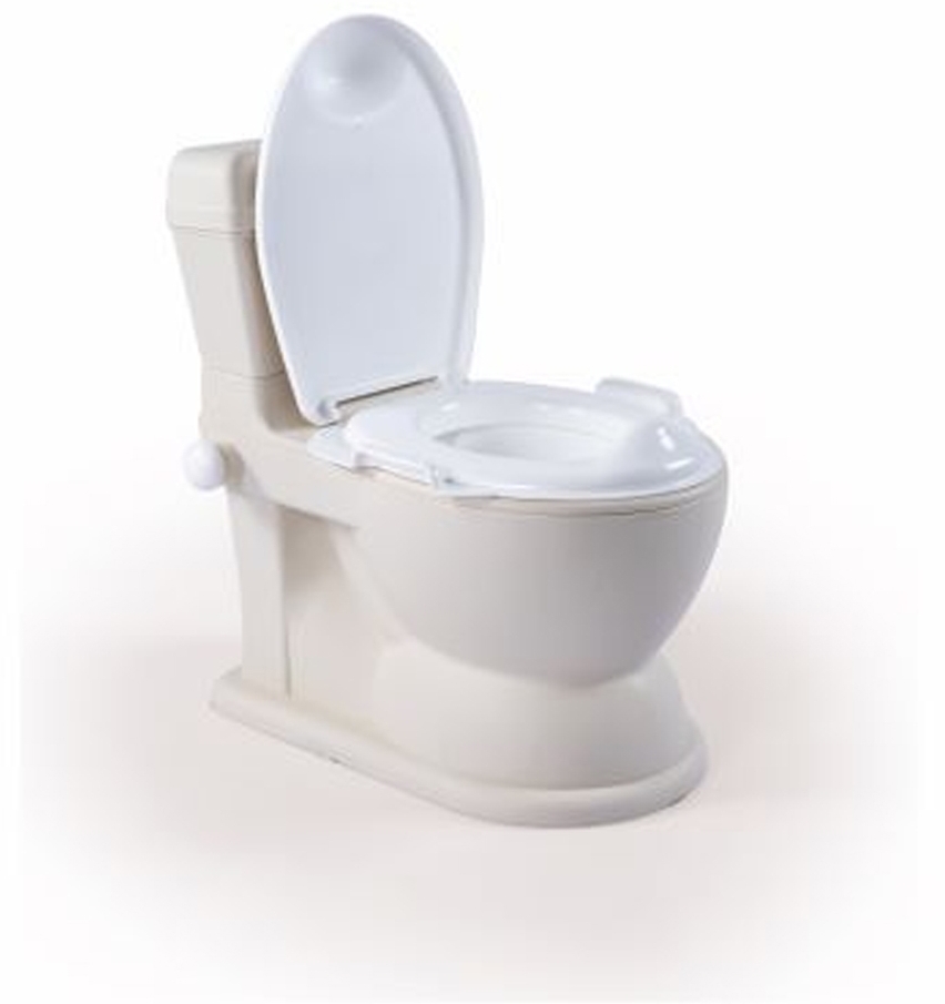 Olita tip WC Dolu, cu sunet, XL, 2 in 1, Bej - BNB